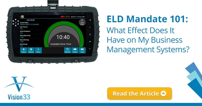 ELD Mandate 101: What Effect Does It Have on My Business Management Systems?